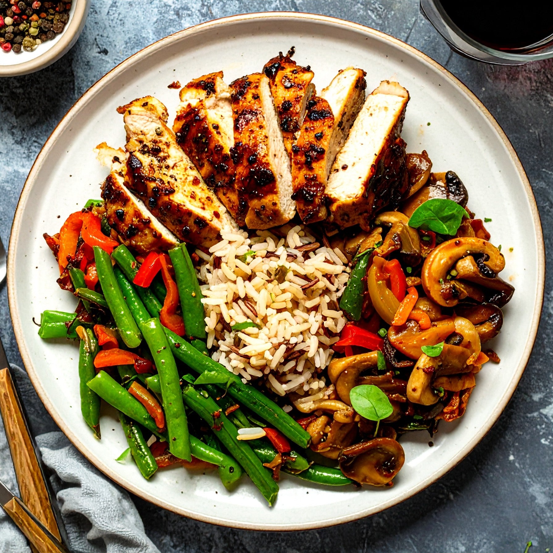 Balsamic Chicken & Wild Rice | Menu Item | Healthy Fresh Meals